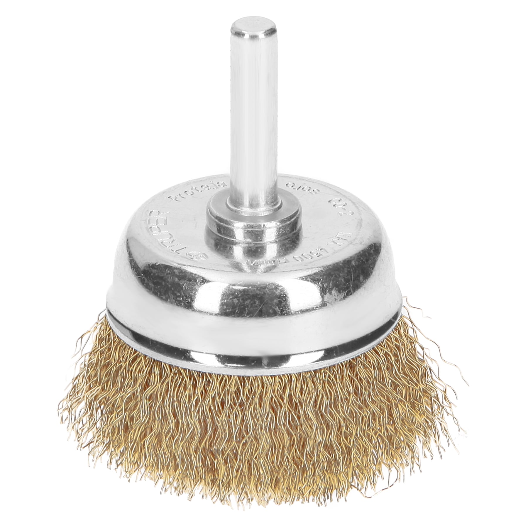 Carda de copa Truper 1-3/4" alambre grueso para taladro