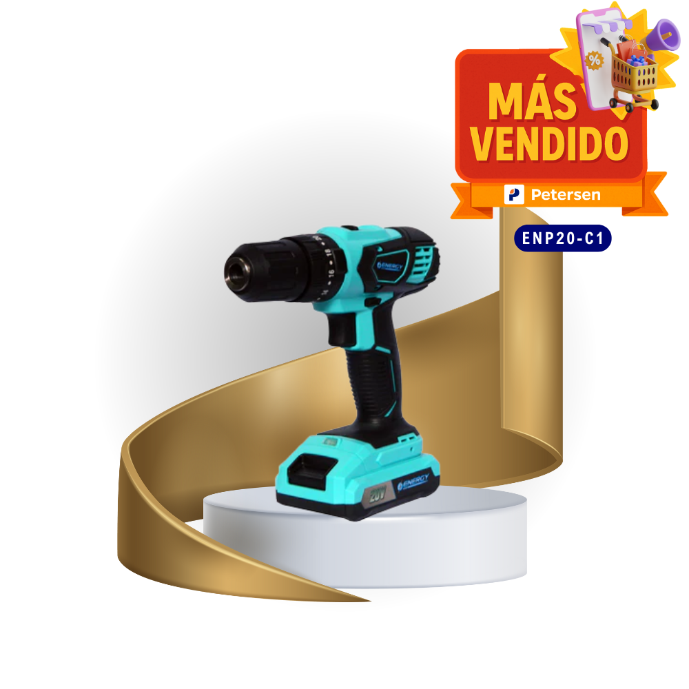 Taladro Percutor Recargable Energy 20V, Inalámbrico