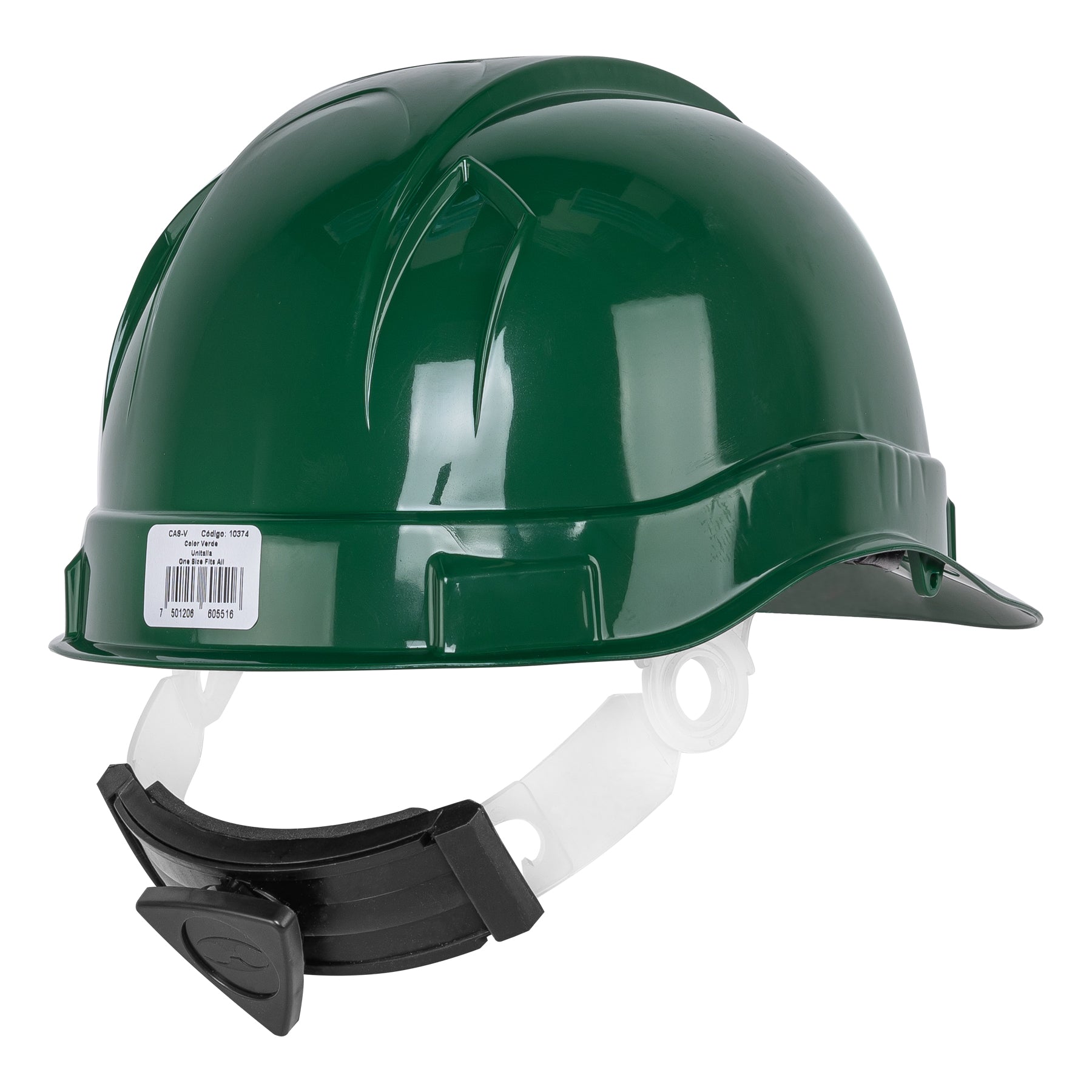 Casco de seguridad Truper con ajuste de matraca, verde